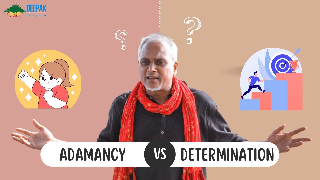 What is the difference between Adamancy & Determination | 9 Minutes ...
