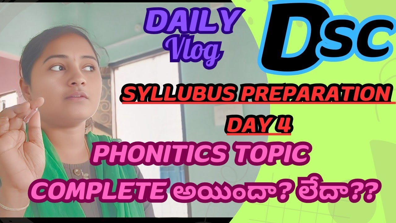 Dsc📚 : syllubus preparation ️ day 4 || dsc studyvlog || - YouTube