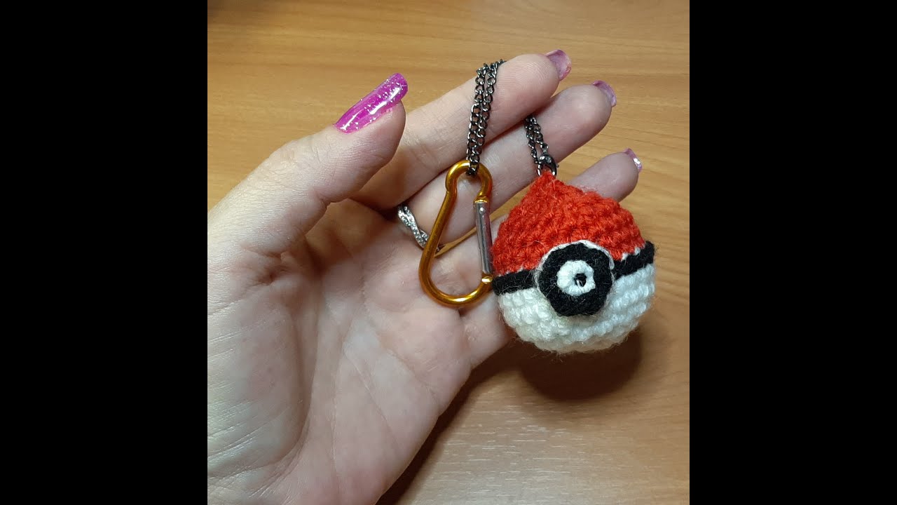 Pokémon Go Llavero a Crochet. Pokémon Go Key Chain. - YouTube