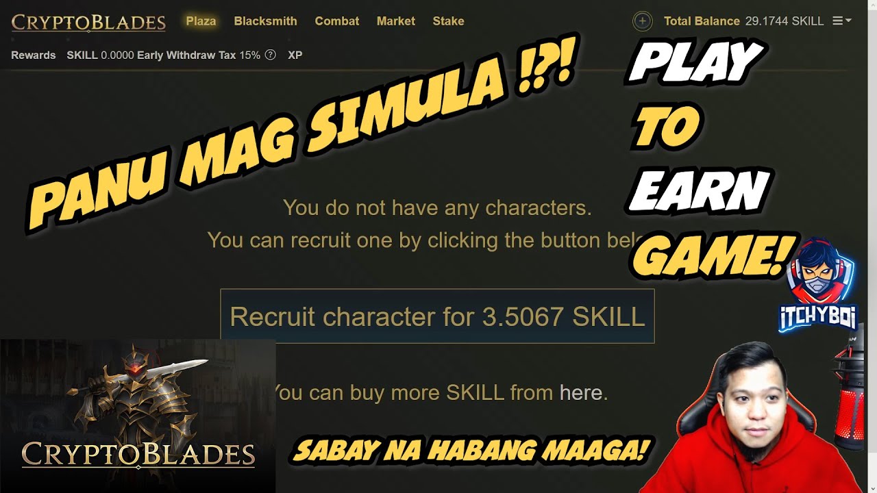PANU MAG SIMULA SA CRYPTOBLADES | PANU GAMEPLAY? LEGIT PLAY TO EARN BA ...