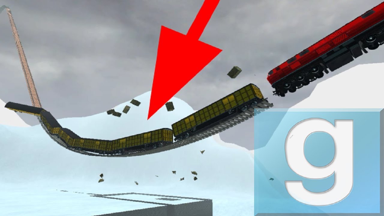 Can A Train SMASH THROUGH BOXES?! | GMod - YouTube
