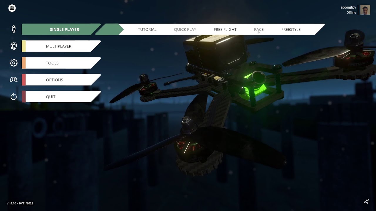 LiftOff Steam Simulator: The Green - 05 Tee Off | Just For Fun FPV Race ...