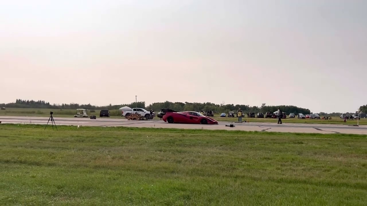 First public performance of the Insanity Jet Car (line show only) - YouTube