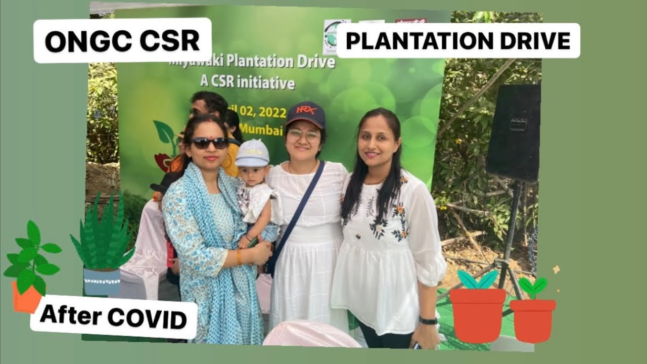 ONGC CSR INITIATIVE || MIYAWAKI TECHNIQUE || NAVI MUMBAI || ONGC COLONY ...