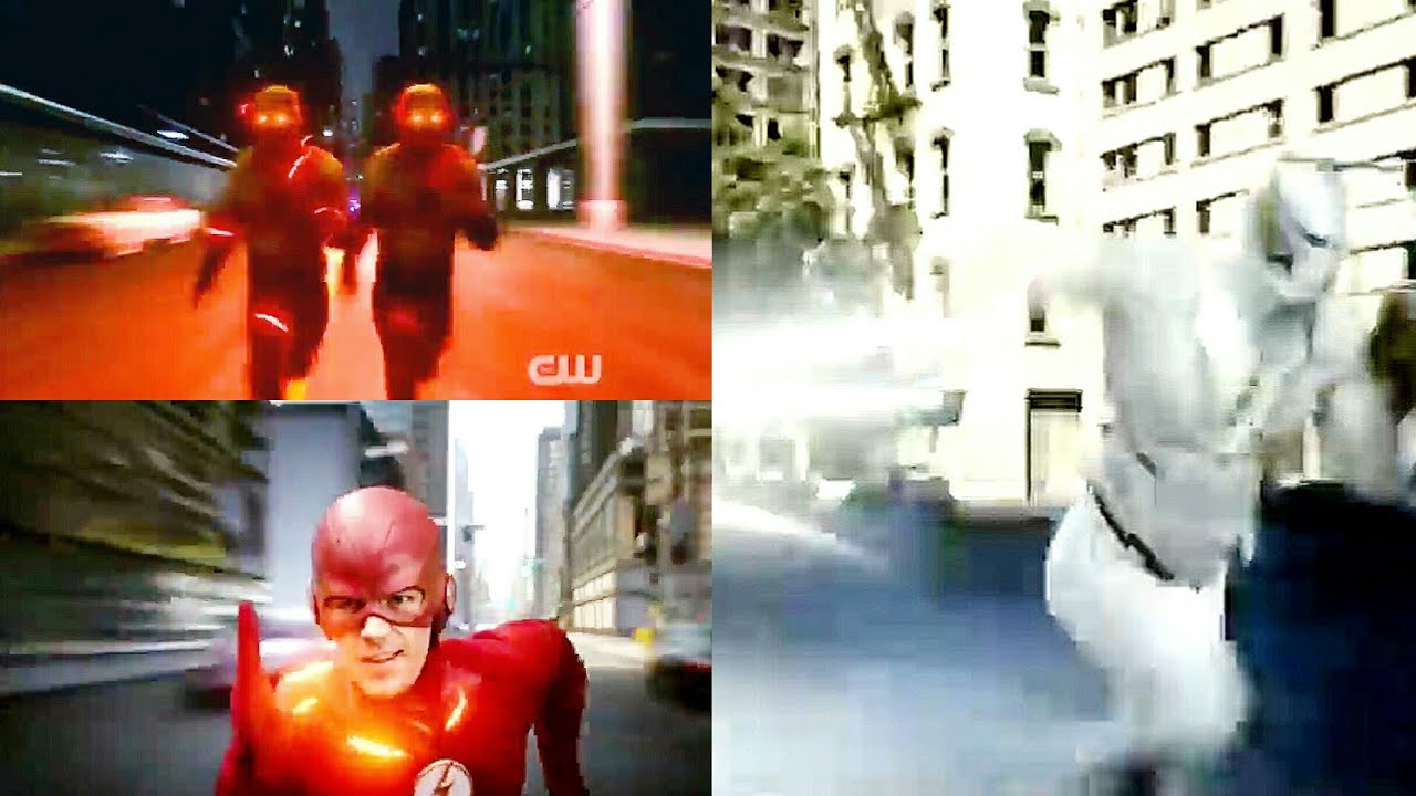 Flash Vs Godspeed, & Reverse Flash All Fights - YouTube