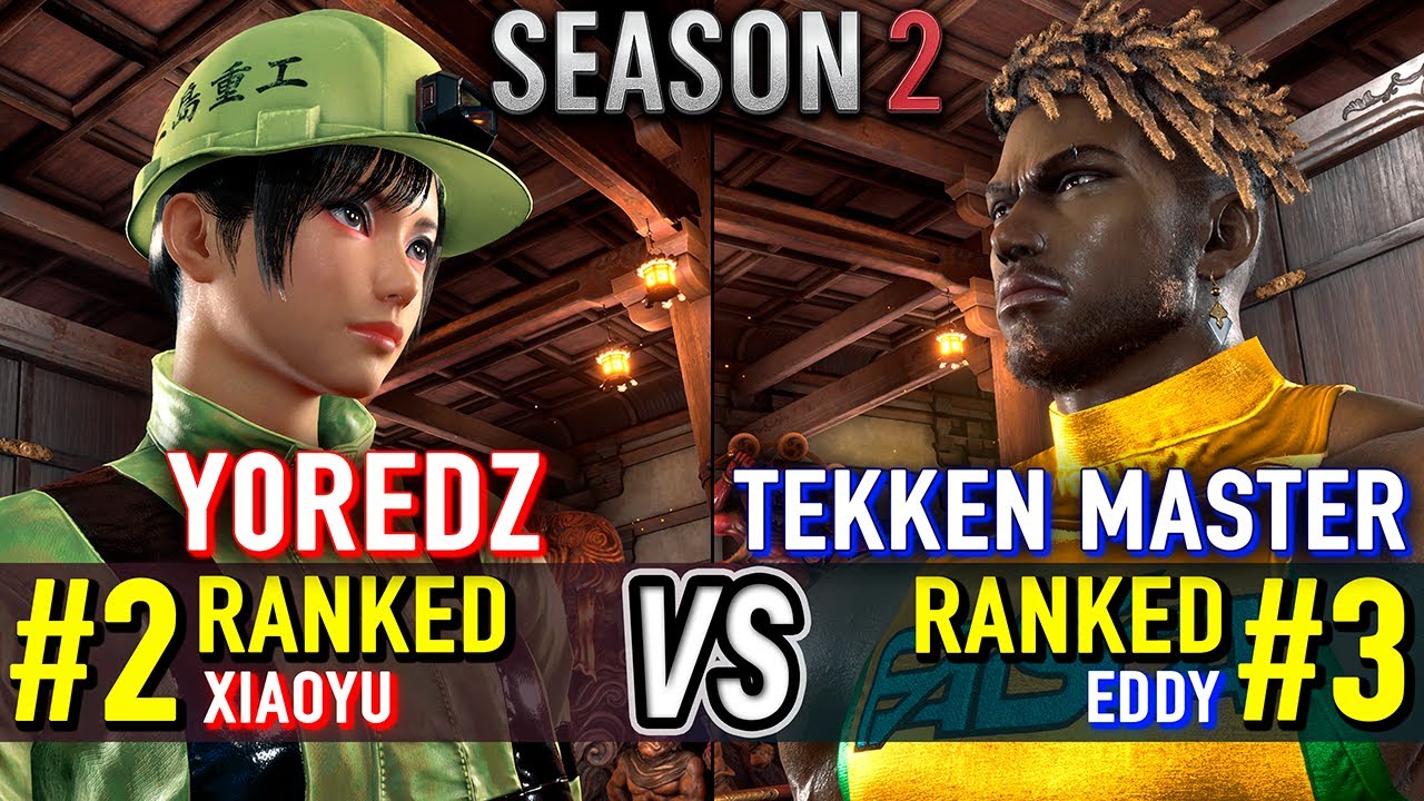 T8 🔥 Y0REDZ (#2 Ranked Xiaoyu) vs TEKKEN MASTER (#3 Ranked Eddy) 🔥 Tekken 8 High Level Gameplay ...
