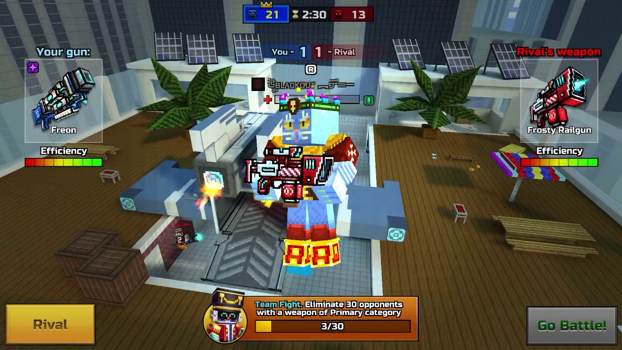 Pixel gun 3d ( level 65 ) Digital Sunrise - YouTube