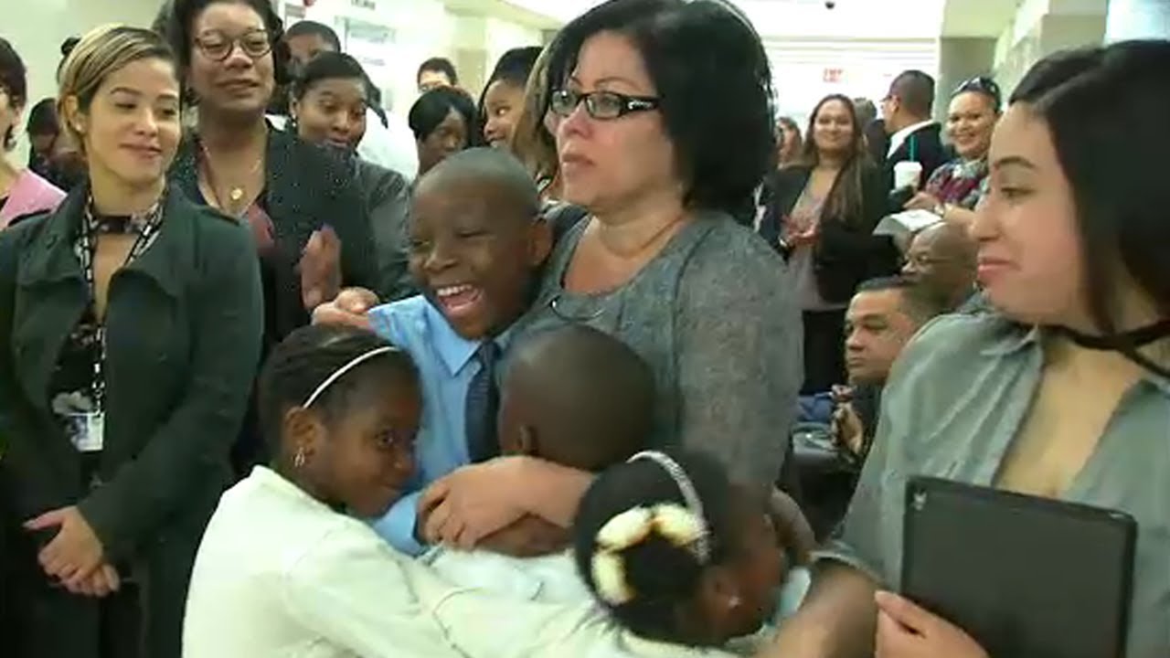 GOING HOME: Smiles everywhere as dozens of foster children get adopted ...