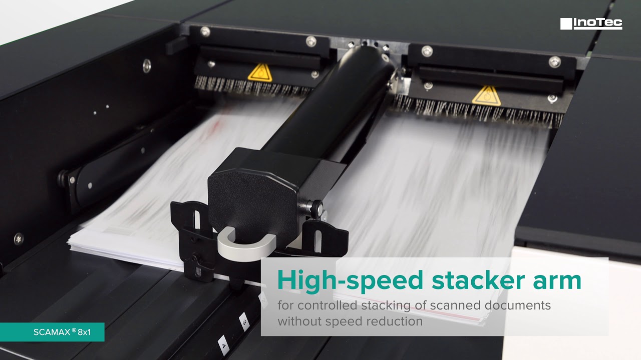 SCAMAX® 8x1 Features: High-speed stacker arm - YouTube