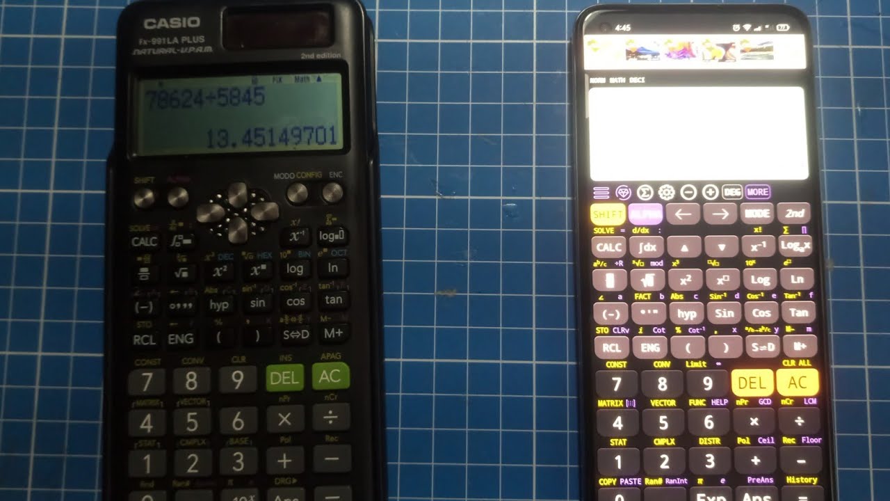 CALCULADORA CIENTÍFICA PARA CELULAR - YouTube
