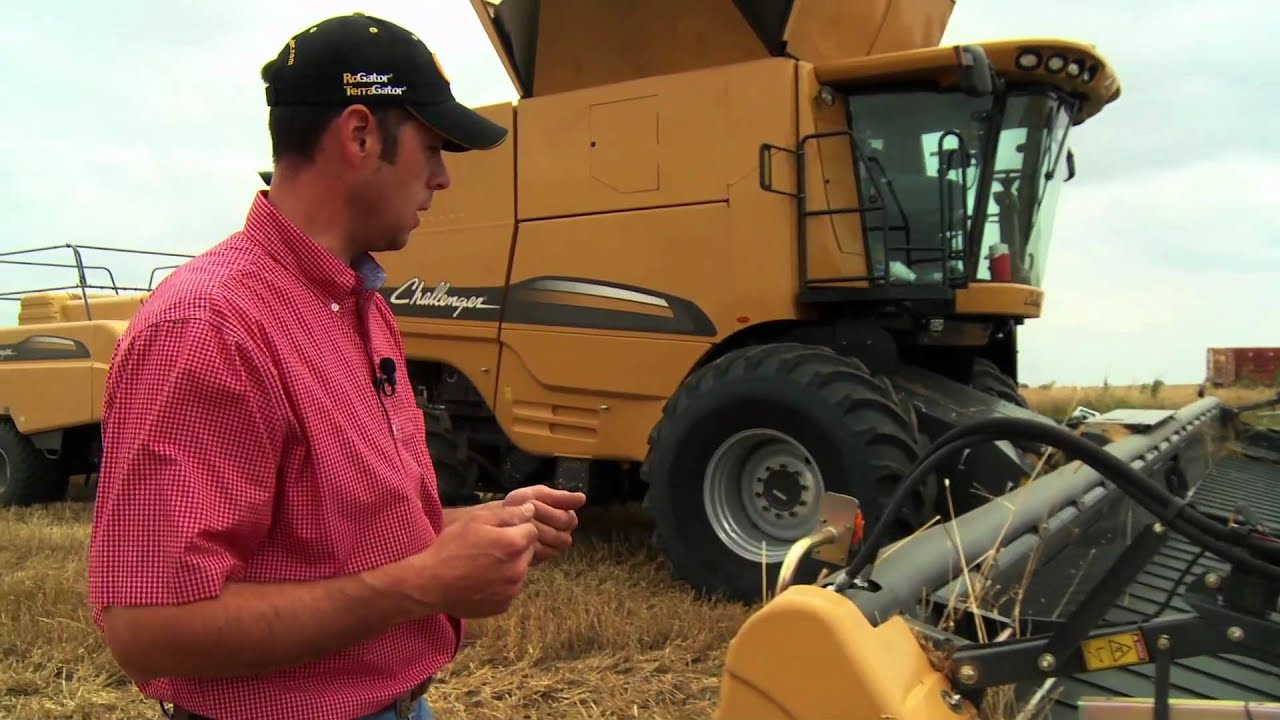 Challenger Combine Baler Tour.mov - YouTube