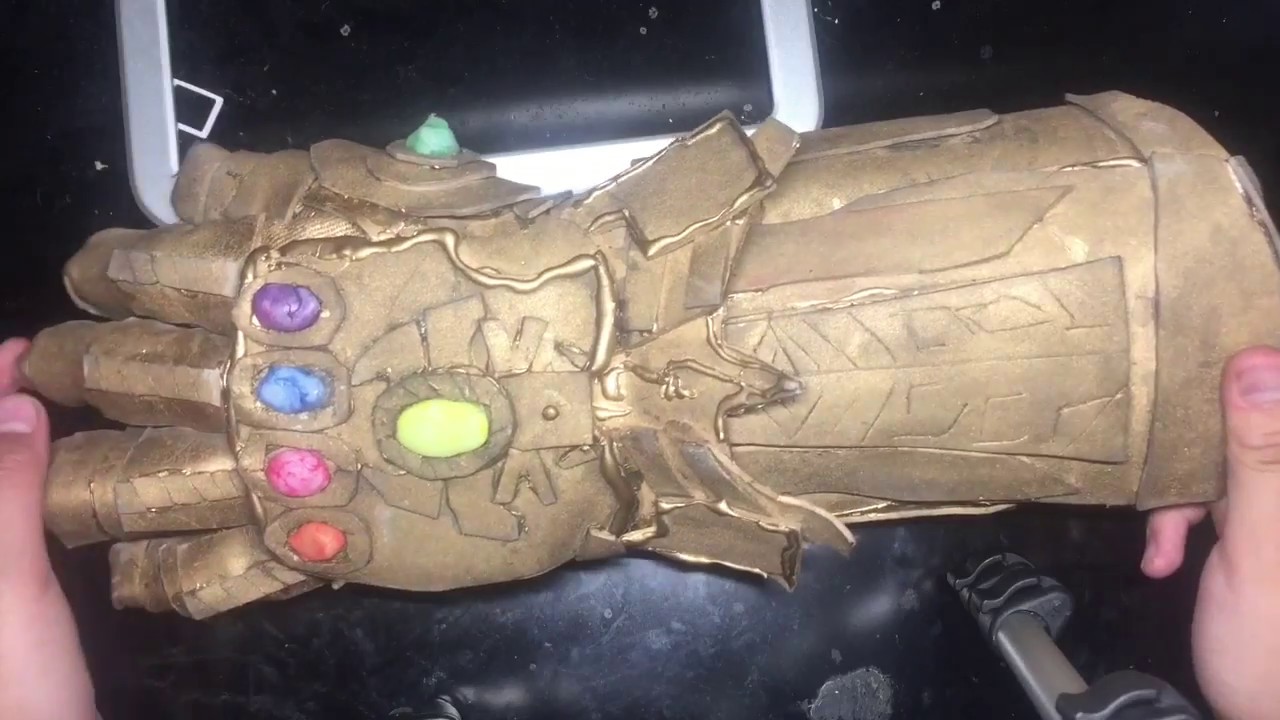 My prop Infinity Gauntlet from Infinity War - YouTube