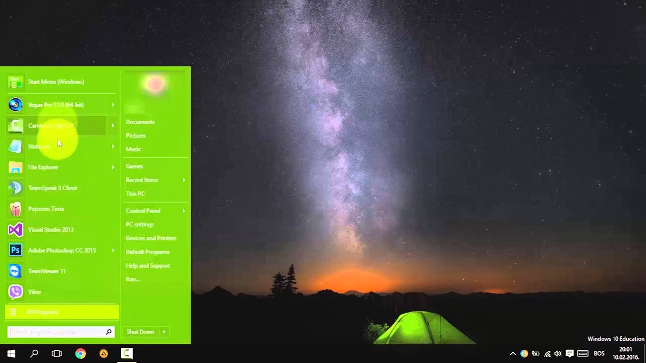 Kako na Windows10 staviti ( vratiti ) start meni od Windows7 ? - YouTube