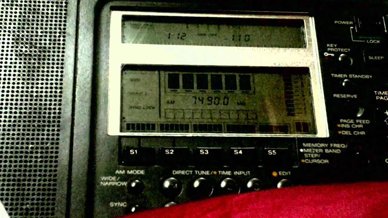 WWCR [NASHVILLE, 100 KW] — 7490 KHZ — [24 OCTOBER 2018 12:11 UTC] - YouTube