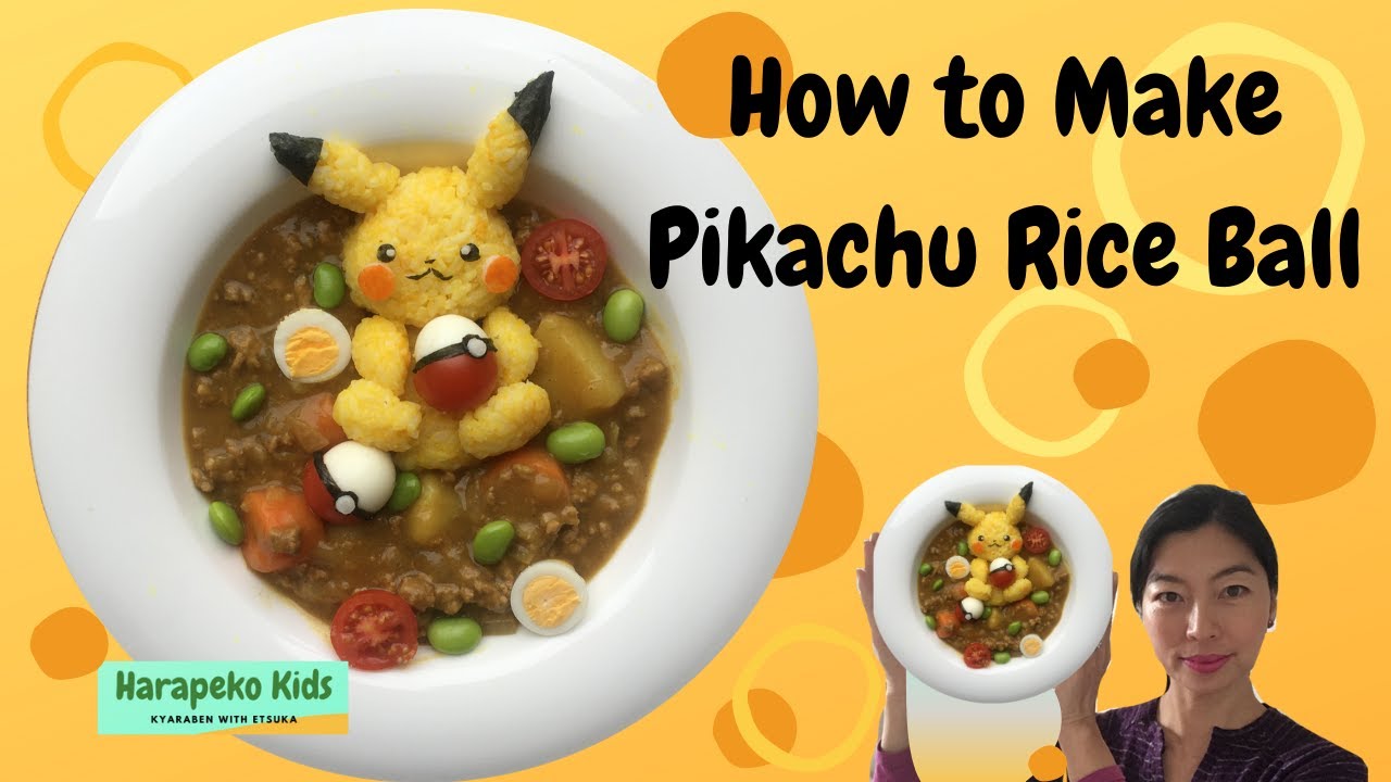 How to Make Pikachu [ピカチュウ] Rice Balls - YouTube