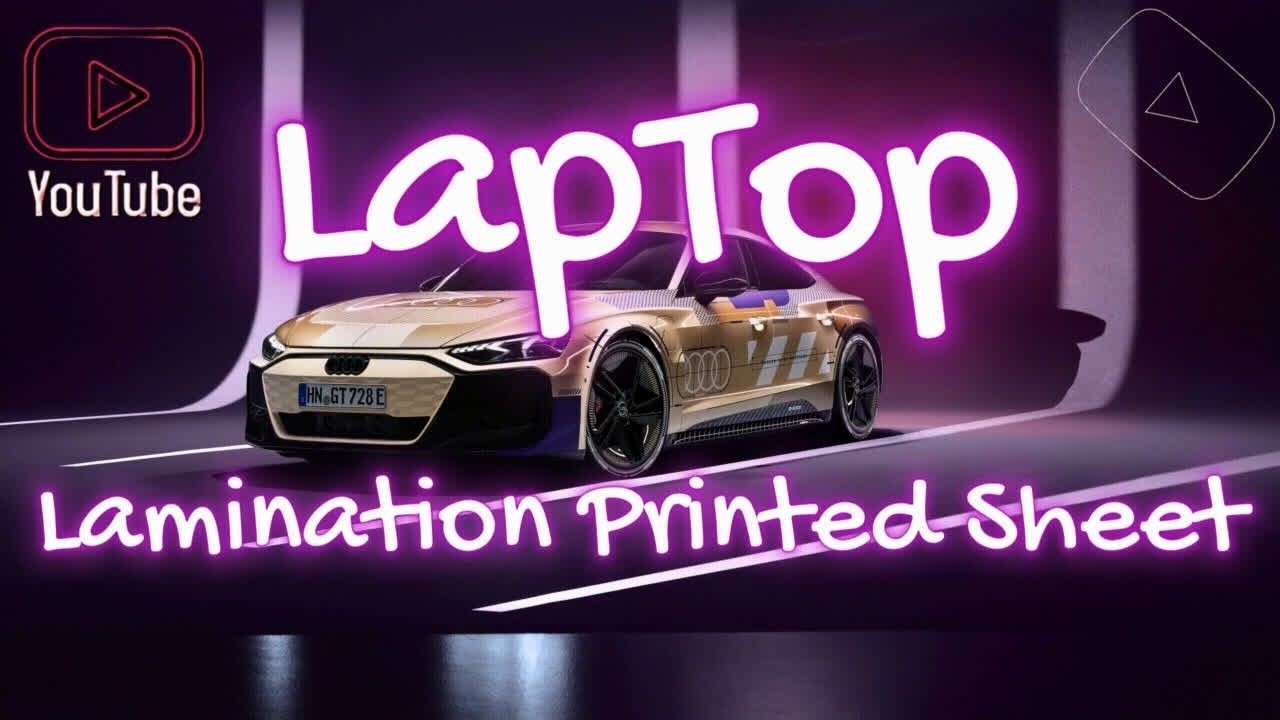 HP laptop Lamination CAR Printed 2D Sheet | Laptop Lamination | Nadeem ...