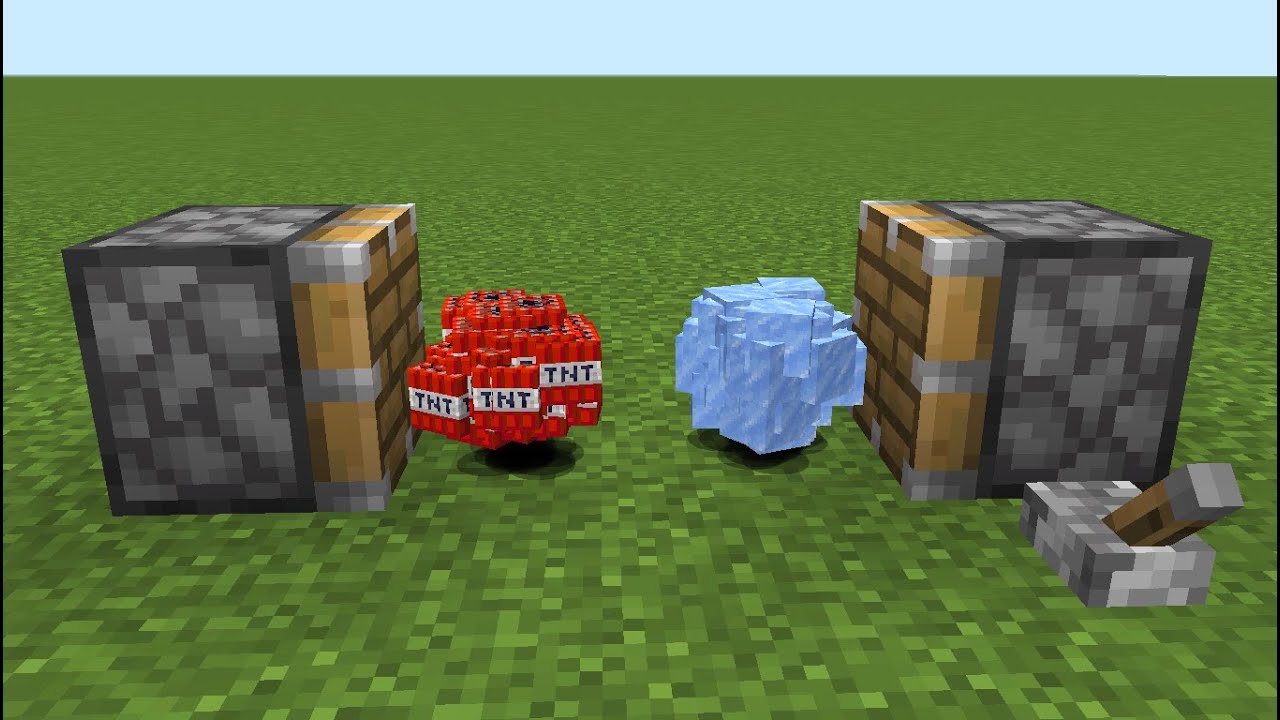 100 tnt + 100 ice block = ??? - YouTube