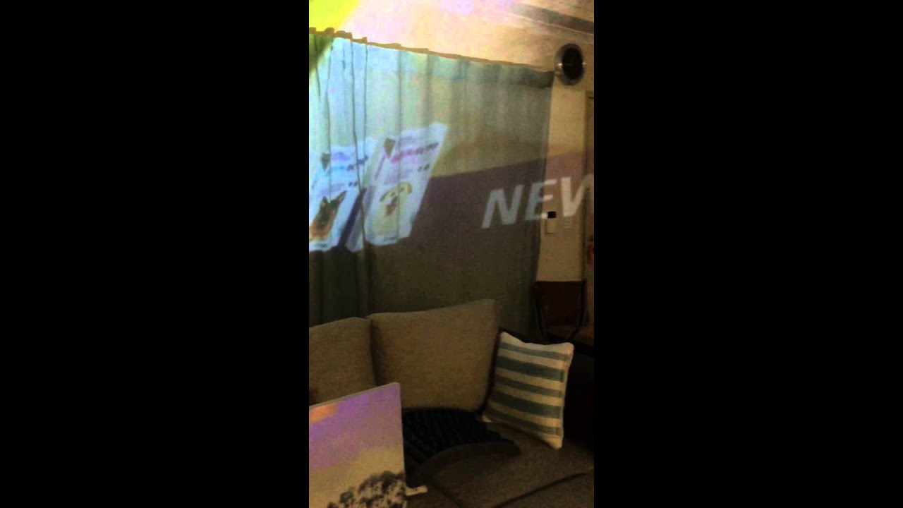 180 degree wrap around with one projector? - YouTube