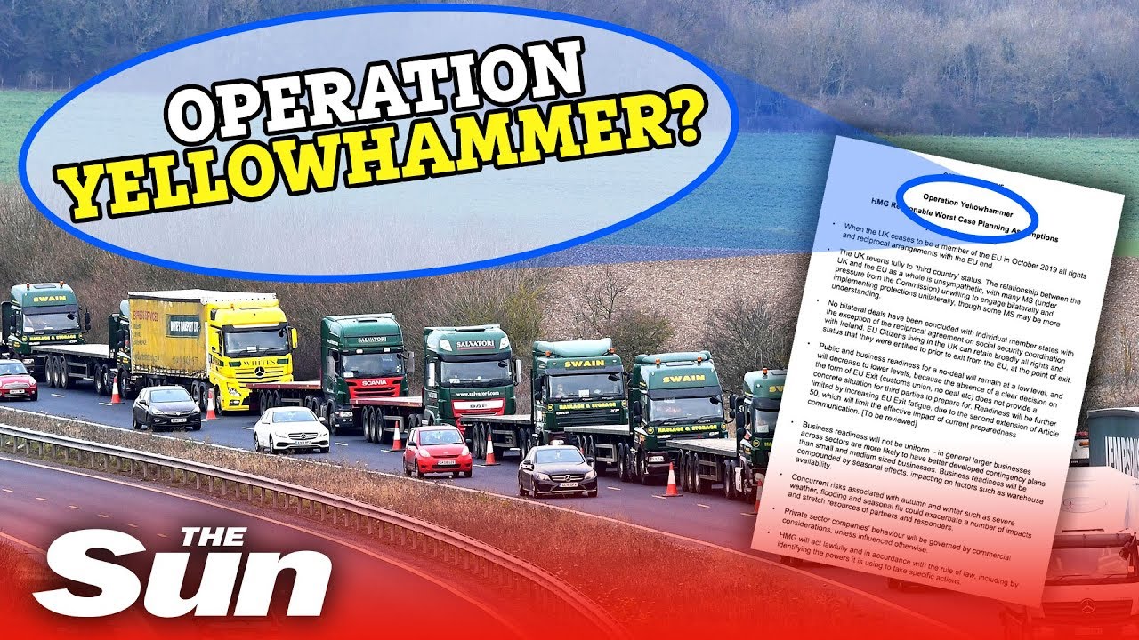Operation Yellowhammer: what does it say about No Deal Brexit? - YouTube