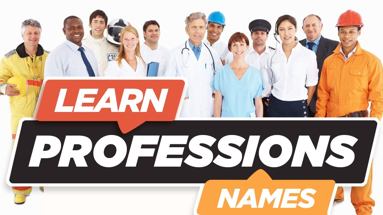 Learn Names of Professions | Professions Names with pictures ...