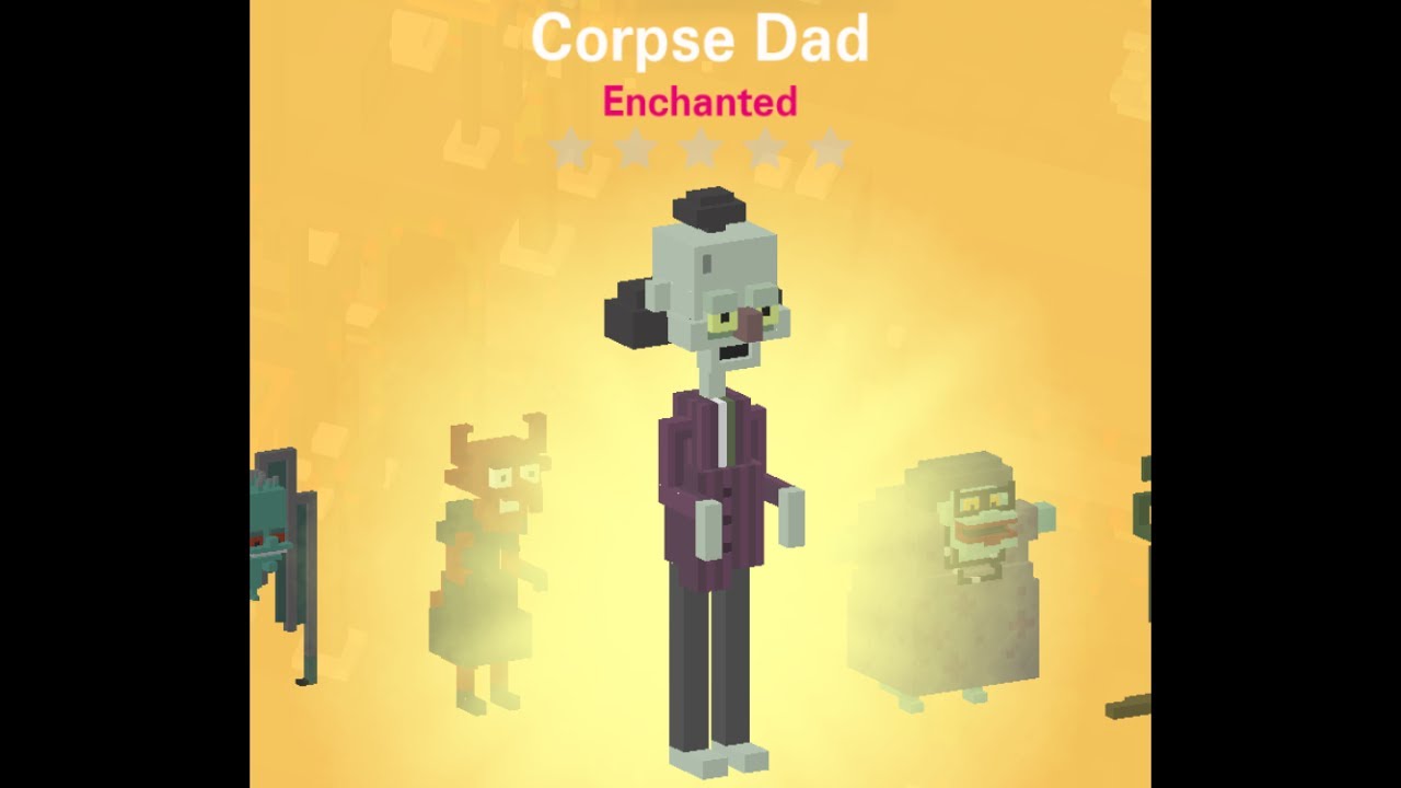 Disney Crossy Road - Corpse Dad (Enchanted Daily Missions Character ...