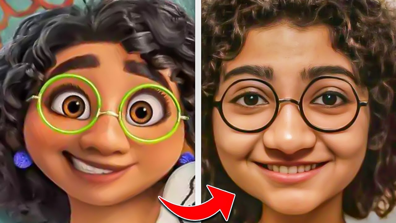 ENCANTO Behind The Scenes VS Actual Scene - YouTube