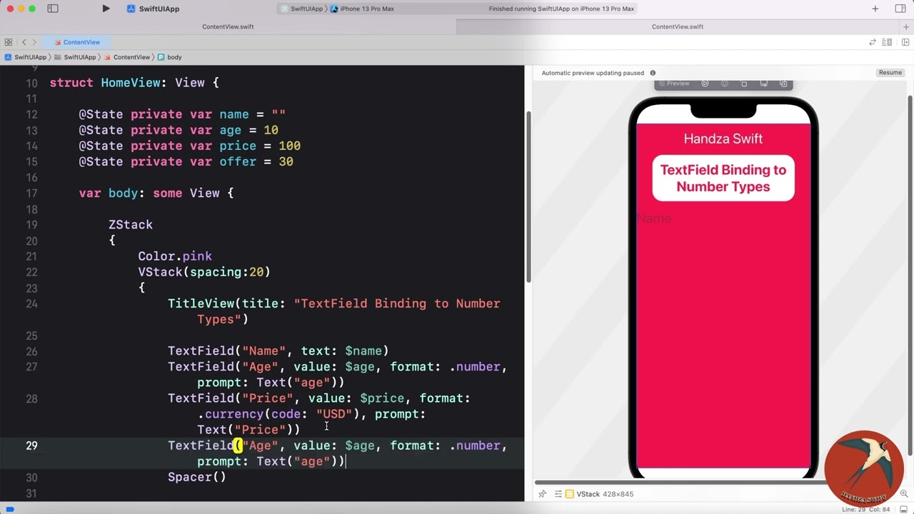 SwiftUI Arabic TextField TextField Binding To Number Types YouTube SwiftUI Arabic TextField TextField Binding To Number Types YouTube