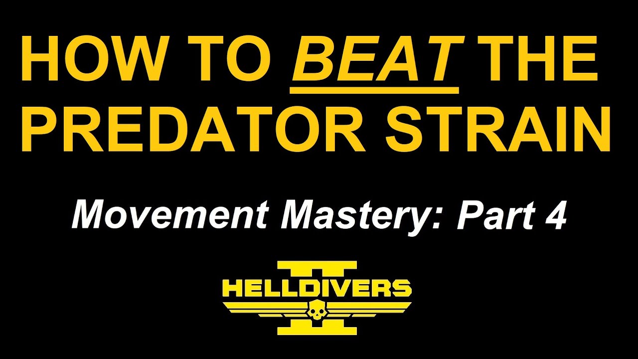 Helldivers 2 - How to beat the predator strain bugs - YouTube