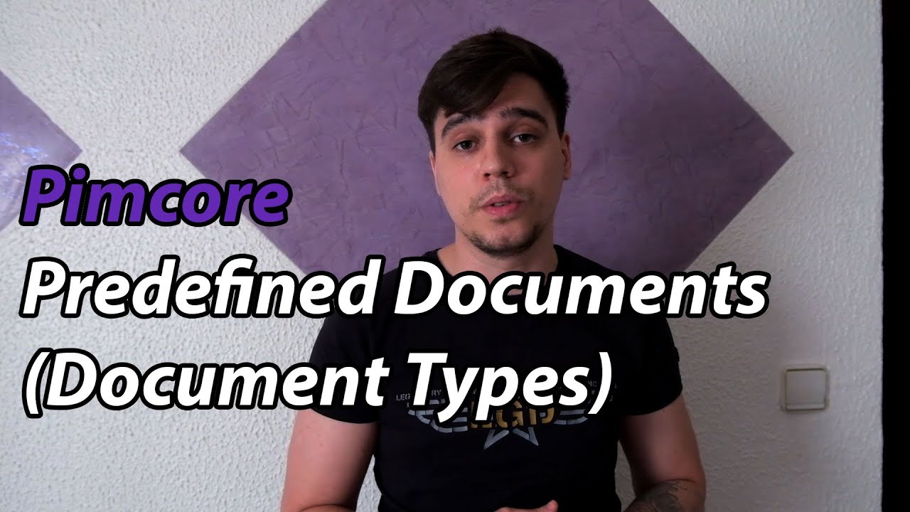 Pimcore Predefined Documents (Document Types) - YouTube
