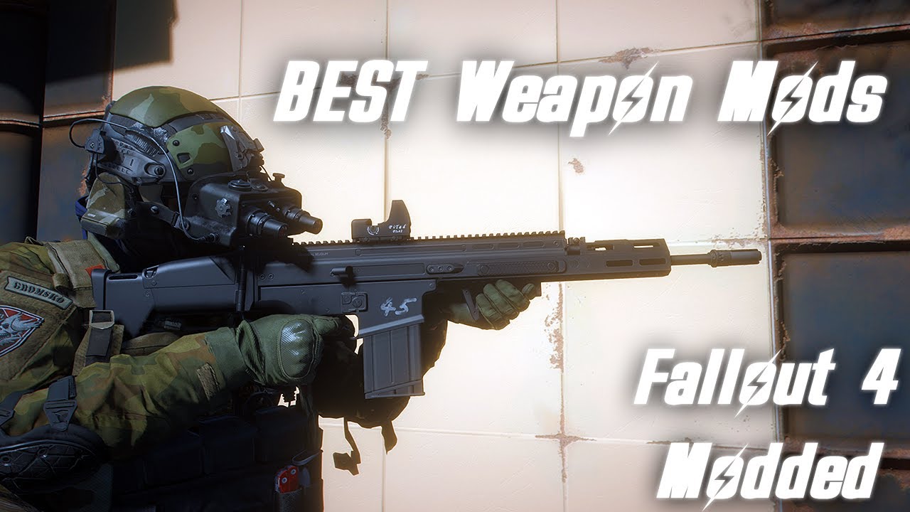 Fallout 4 NEW Weapon Mods 2023 (4k Graphics) (MW Mods) - YouTube
