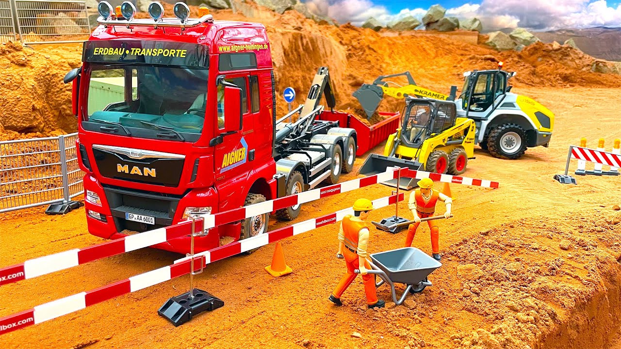 SUPER RC TRUCK COLLECTION, RC TRUCK MAN AND RC RC BOBCAT, RC QUARRY ...