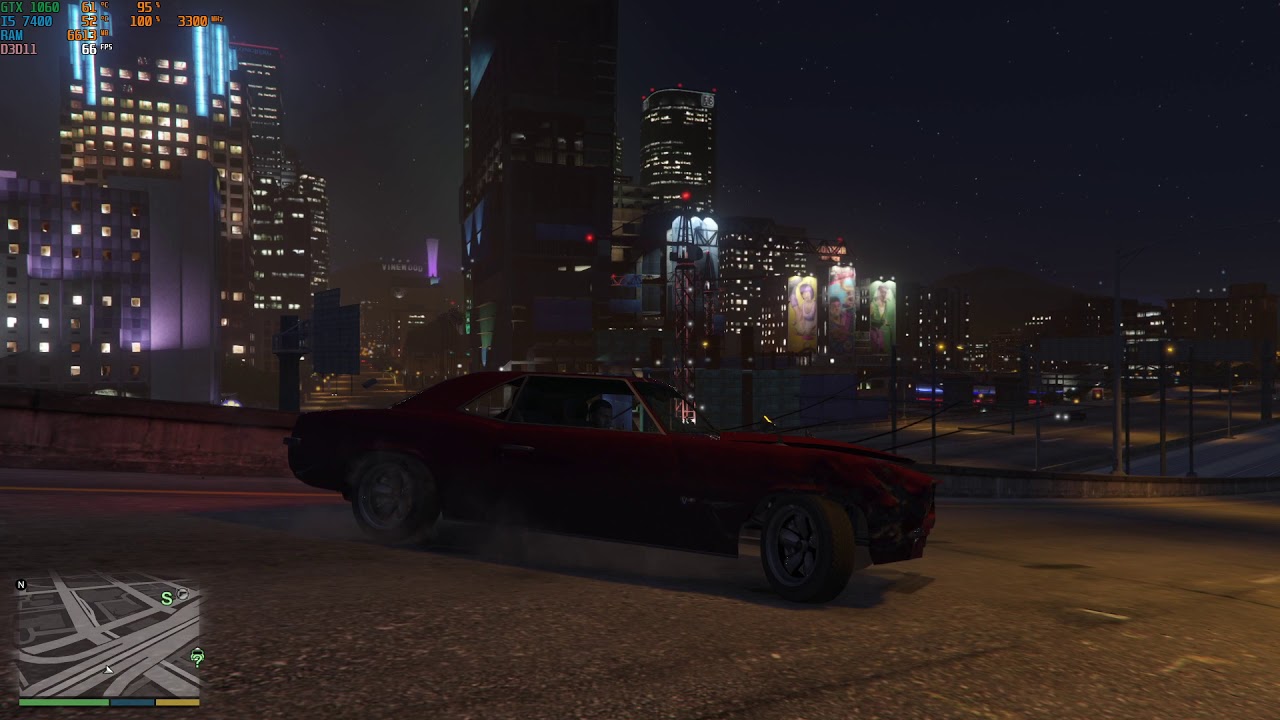 GTA-V (Very High Graphics) İ5 7400+ GTX 1060 6GB - YouTube