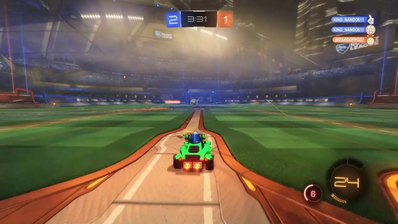 Rocket League PS4 Rumble DFH Stadium (Stormy) Gameplay - YouTube