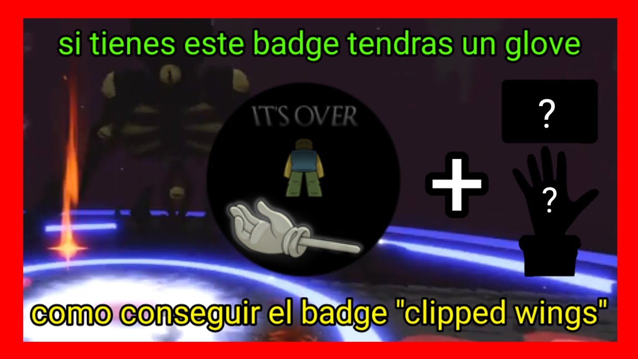 como conseguir ''clipped wings'' badge en SB | Slap battles roblox ...