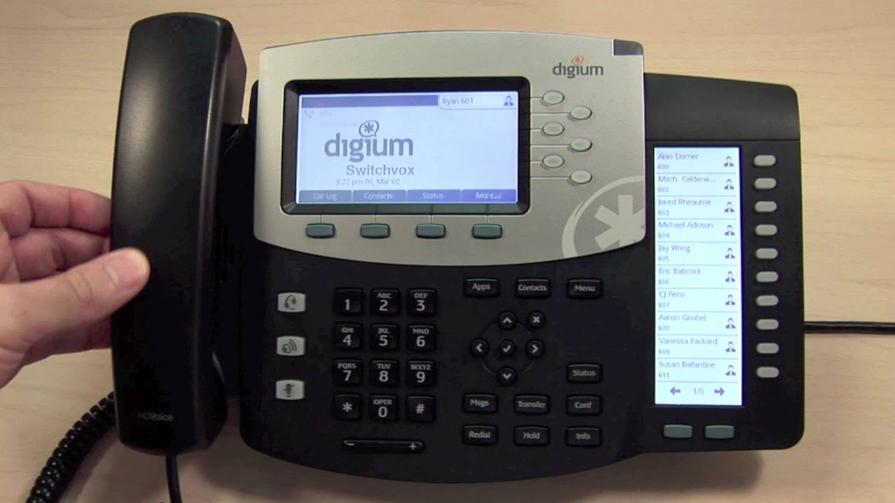Digium IP Phones Training | 10 Placing and Answering Calls | D40, D45 ...