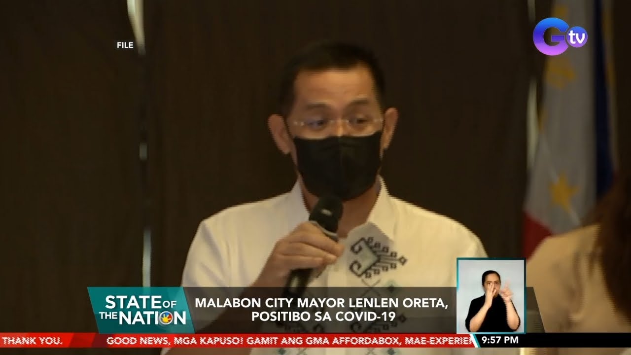 Malabon City Mayor Oreta tests positive for COVID-19 | SONA - YouTube