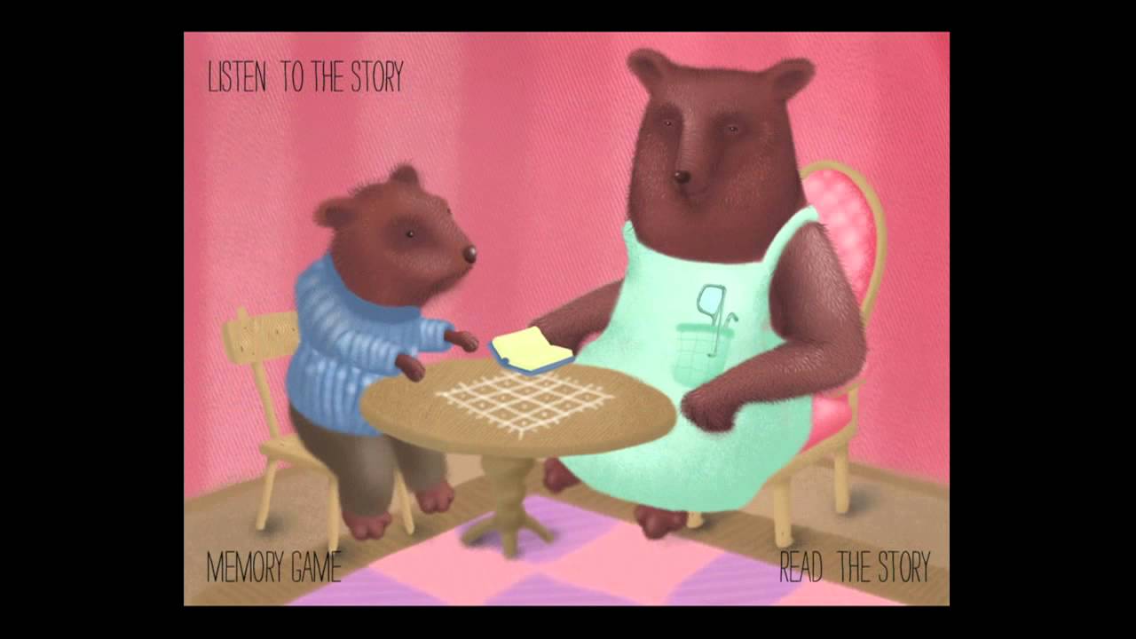 Goldilocks and The Three Bears Interactive Storybook for Children iPad ...