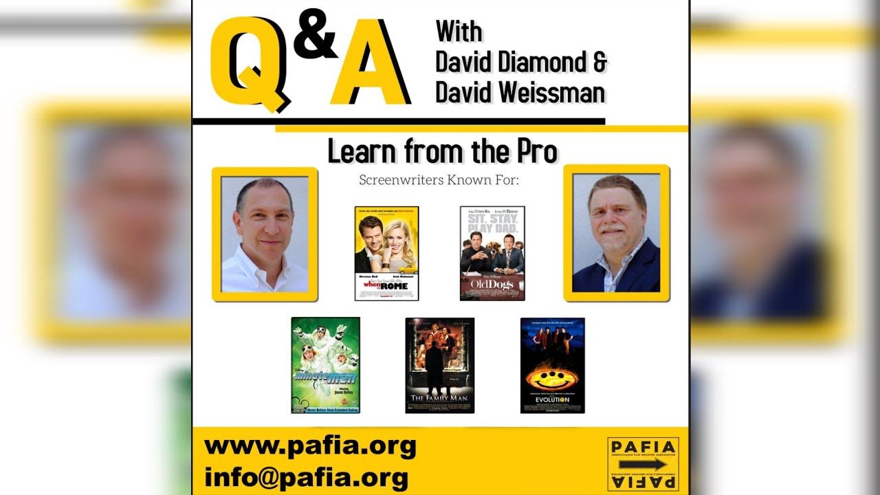 Masterclass with Award-Winning Screenwriters David Diamond and David ...
