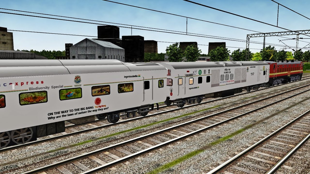 140 Kmph High-Speed Action in NR | SCIENCE EXPRESS | MSTS Indian ...