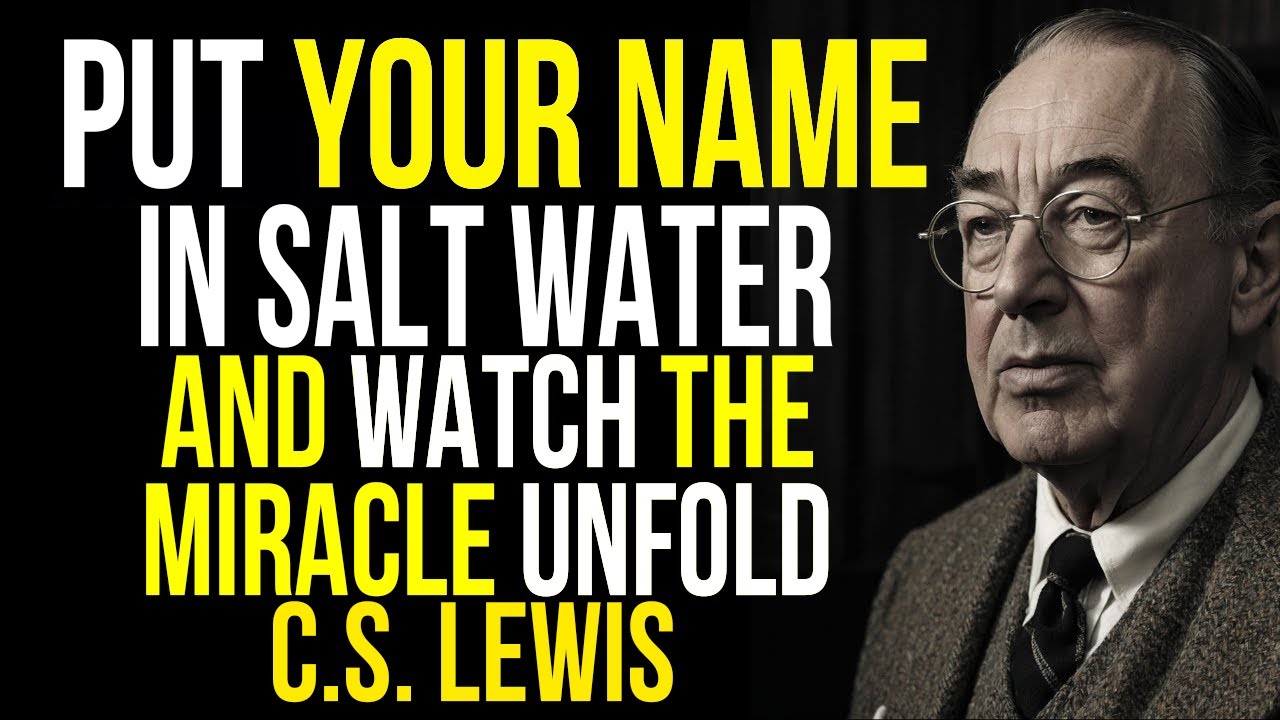 Put Your Name in Salt Water and Watch the Miracle Unfold | A Message ...