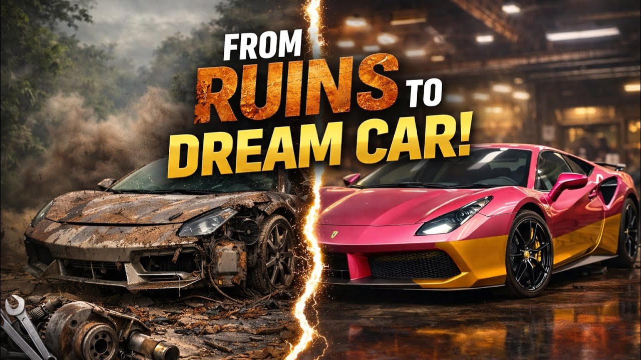 Abandoned Ferrari 488 GTB Restoration – Pink & Mustard VIP ...