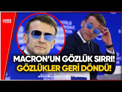 Dalga Konusu Olmuştu! Macron İddialı Gözlükleriyle Geri Döndü!