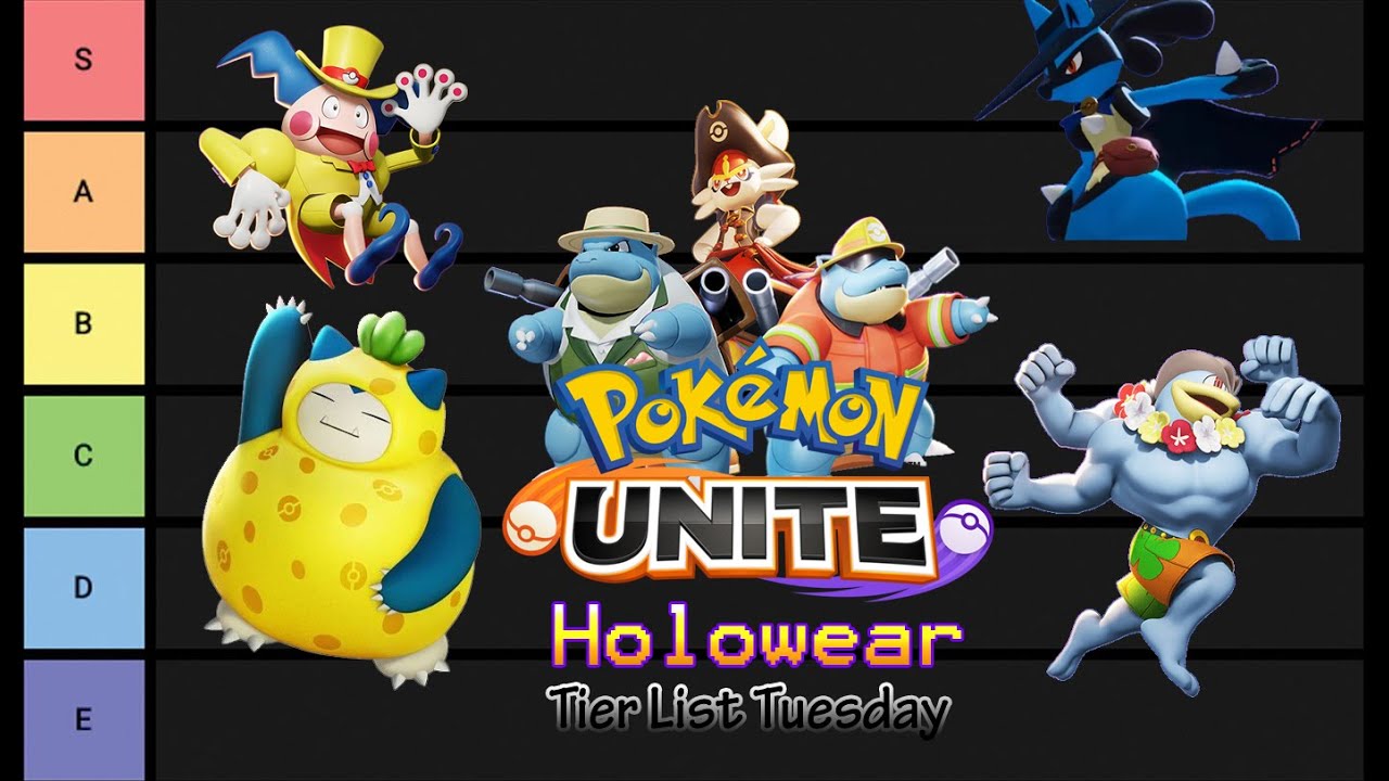 Tier List Tuesday #14! Pokémon Unite Holowear! - YouTube
