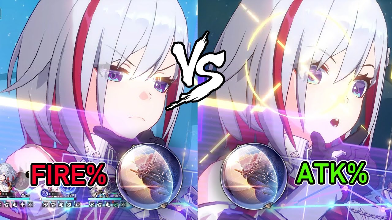 Topaz Best F2P Build: Fire VS ATK% Damage Comparison - Honkai Star Rail ...