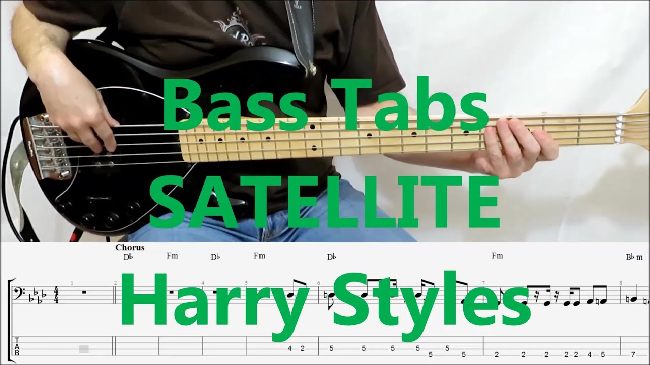 Harry Styles - Satellite (BASS COVER TABS) - YouTube