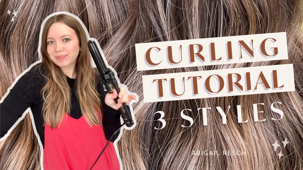 HOW TO CURL YOUR HAIR LIKE A HAIRSTYLIST | 3 LOOKS WITH A MARCEL IRON ...