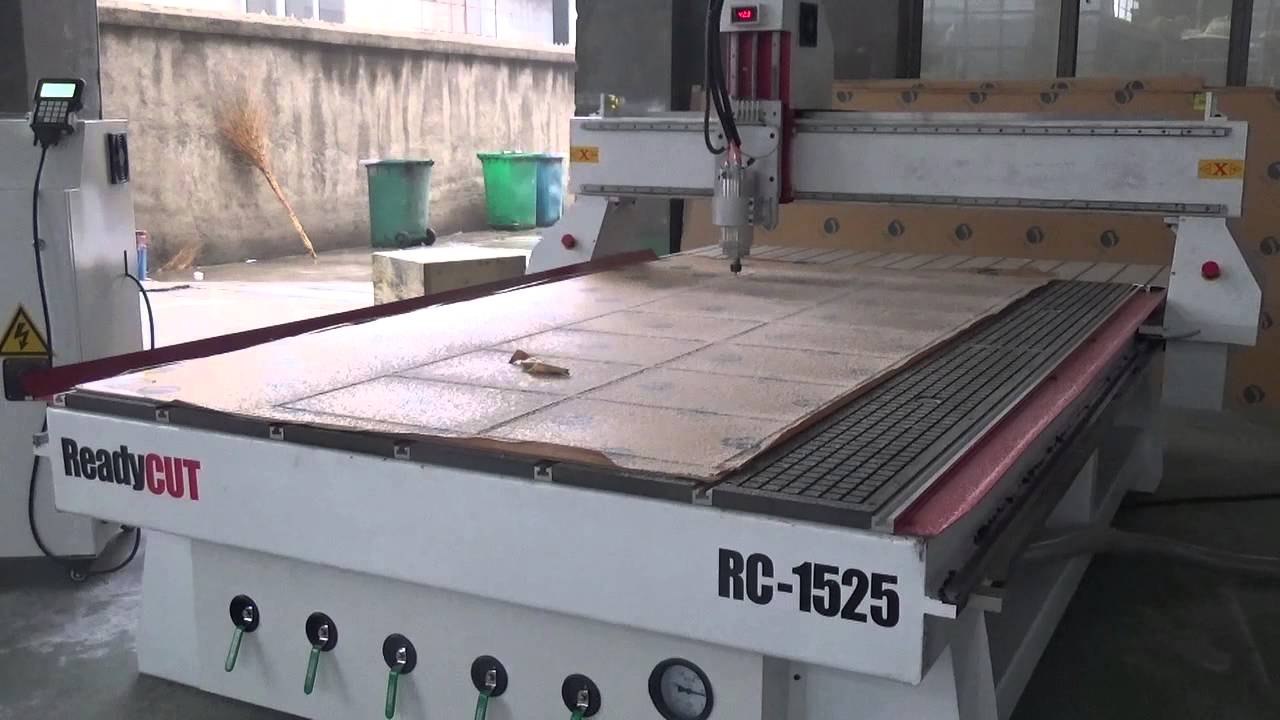 1525 cnc router cut on MDF 2 - YouTube