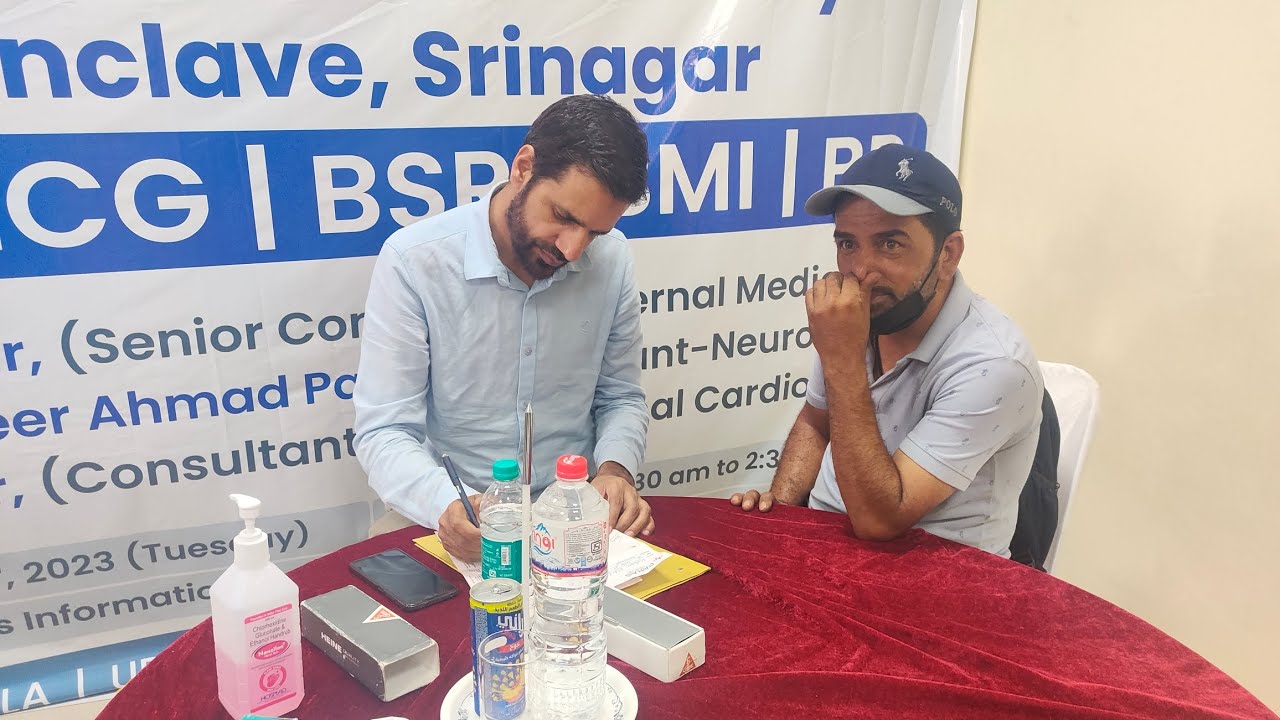 PIB Srinagar hosted a complimentary medical checkup camp for media ...