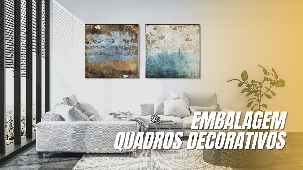 Processo de Embalagem Quadros Decorativos - Decore Pronto - YouTube