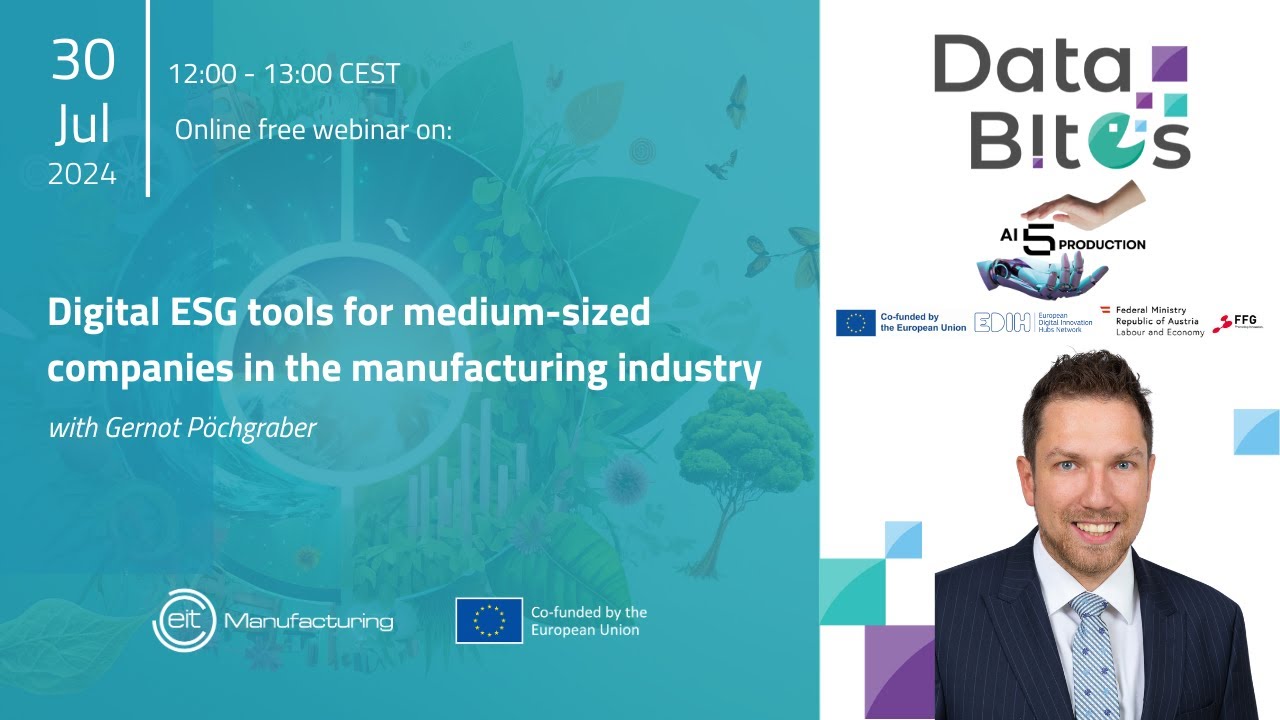 #DataBites: Digital ESG tools for medium-sized companies in the ...